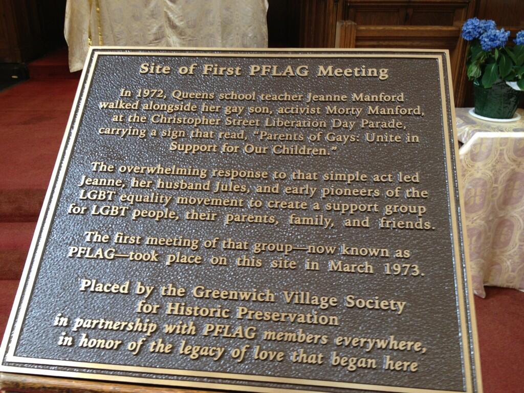 Remembering Jeanne Manford and the Founding of PFLAG - Village Preservation