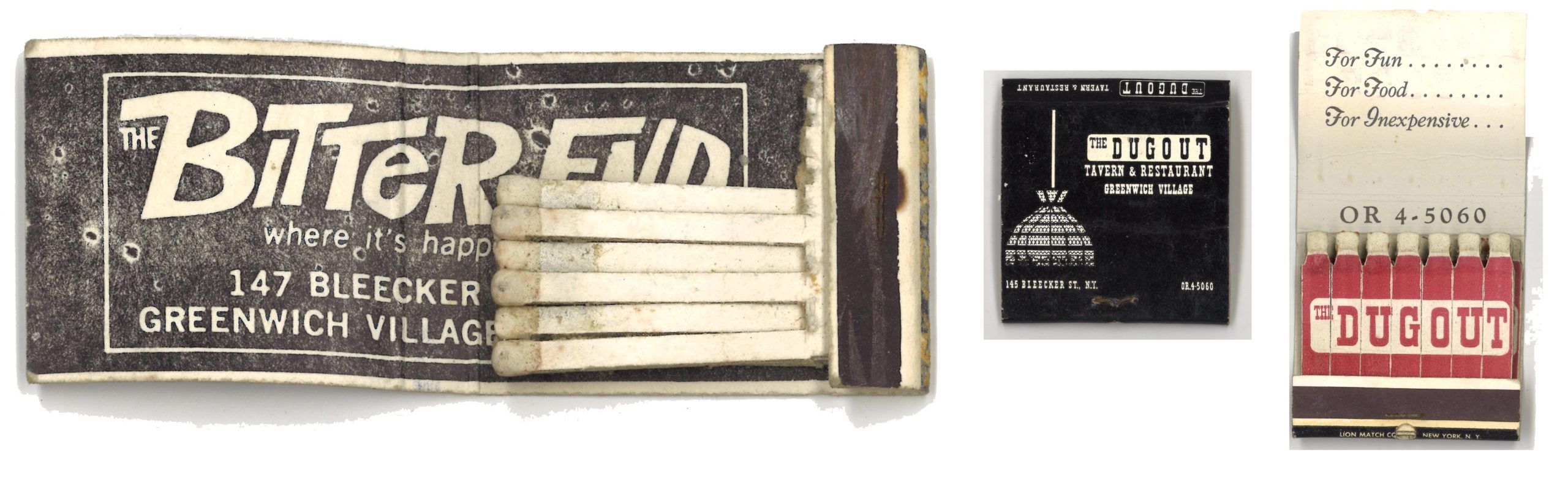 Old Village Matchbooks - Village Preservation