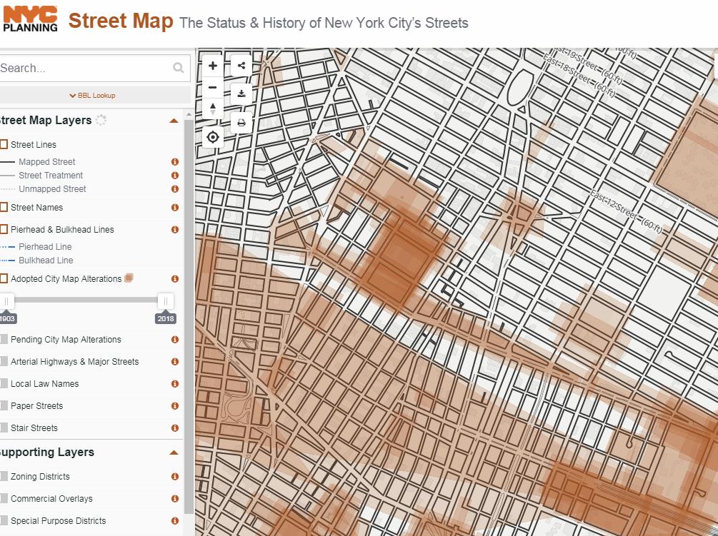 Street Grid Changes Revealed in New Tool - Village Preservation