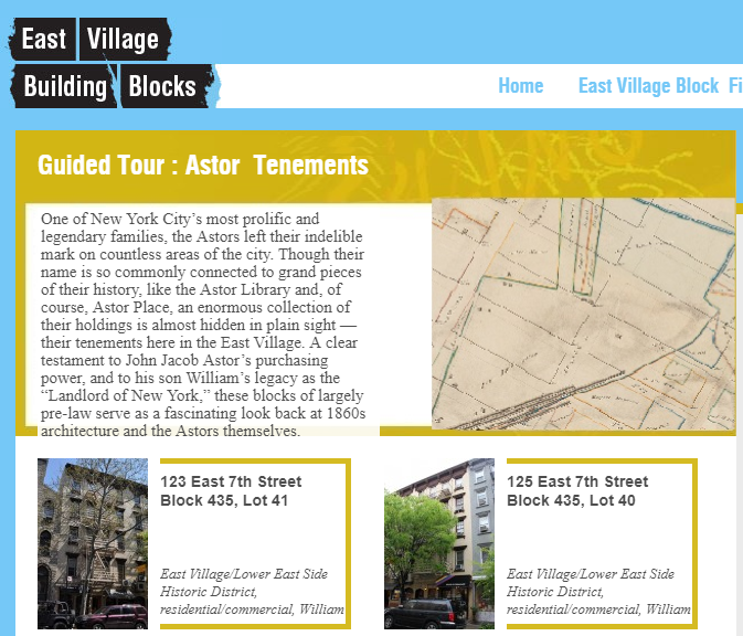 A Walk Through Astor Land with East Village Building Blocks - Village ...