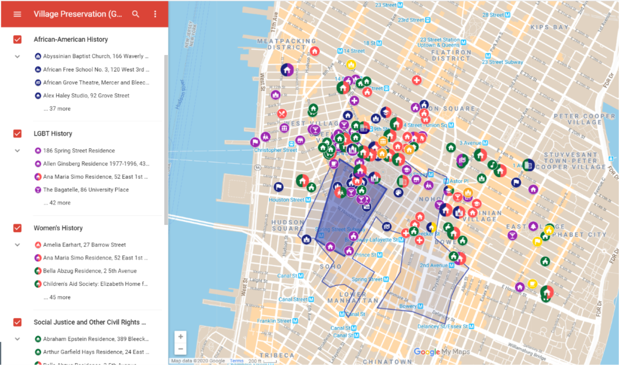 Looking Back On Our Civil Rights and Social Justice Map - Village ...