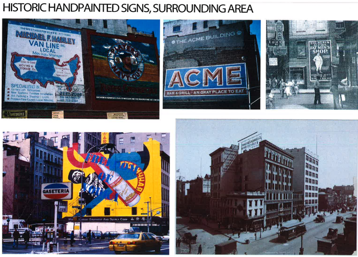 Images of historic hand painted signs around Astor Place - Village ...
