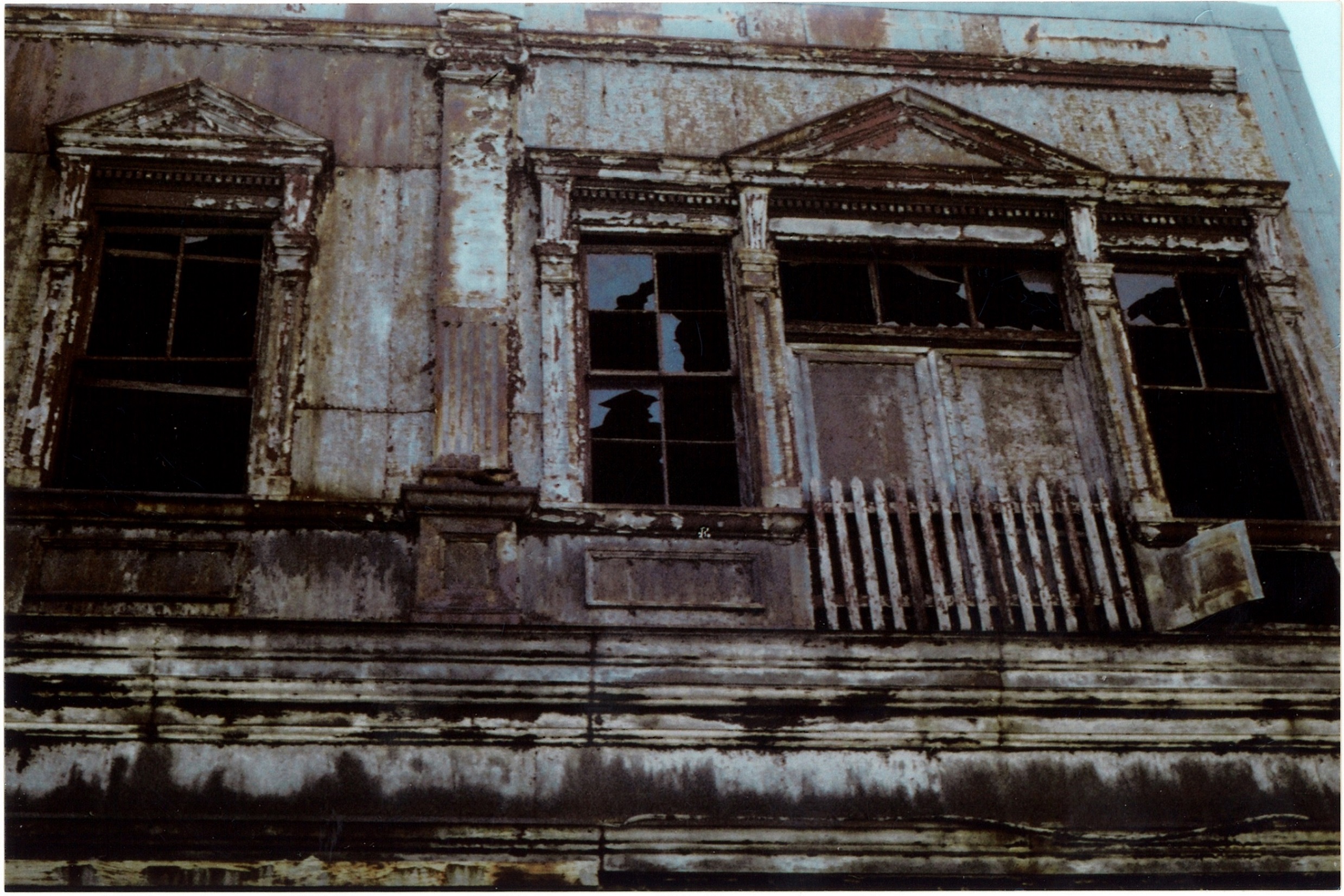 Greenwich Village pier, rusted window - Village Preservation