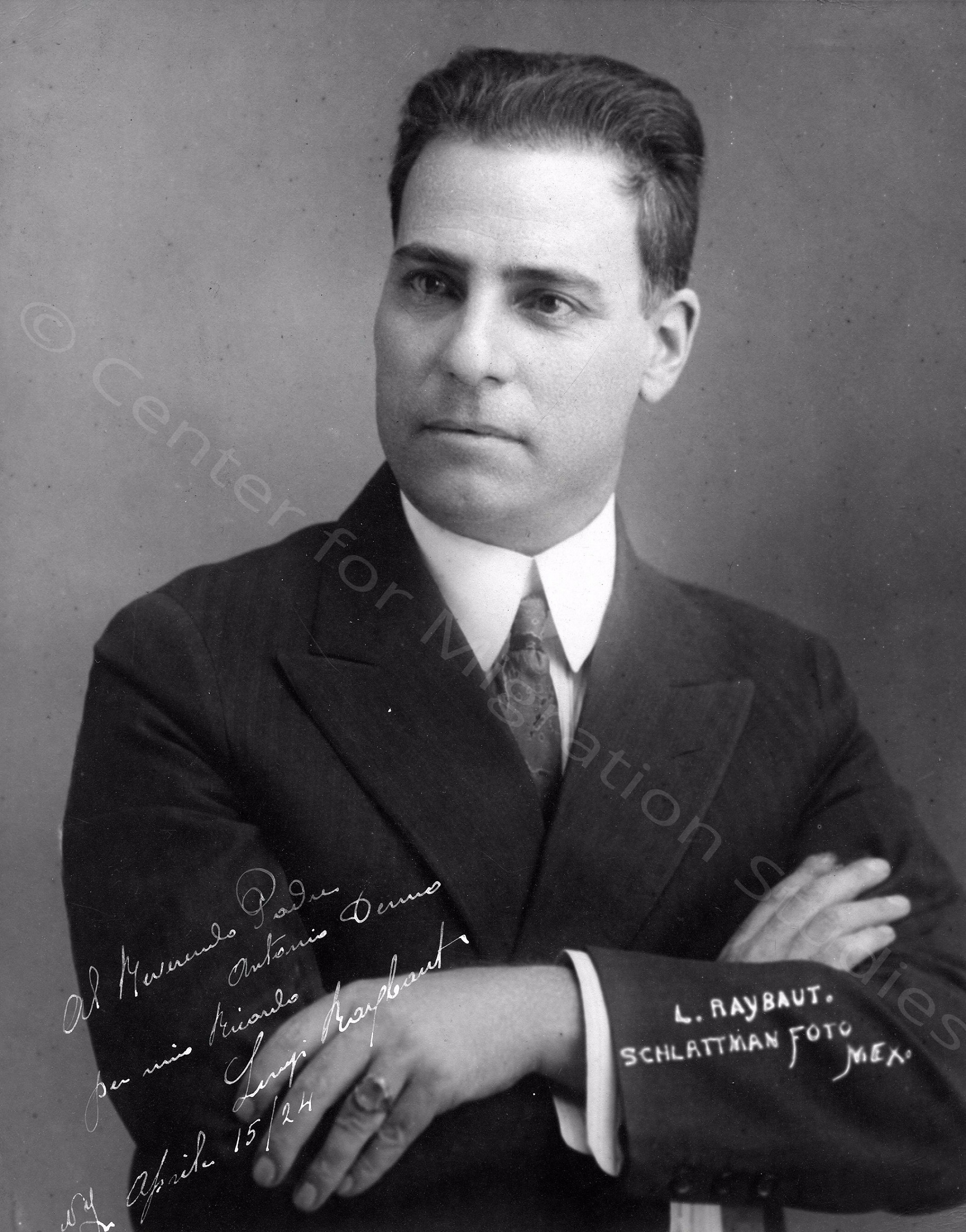 Portrait of Luigi Raybaut - Village Preservation