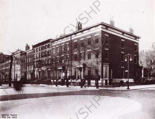Rhinelander House, corner of Fifth Avenue and at Washington Square ...