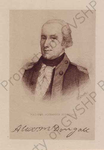 Major General Alexander McDougall. - Village Preservation