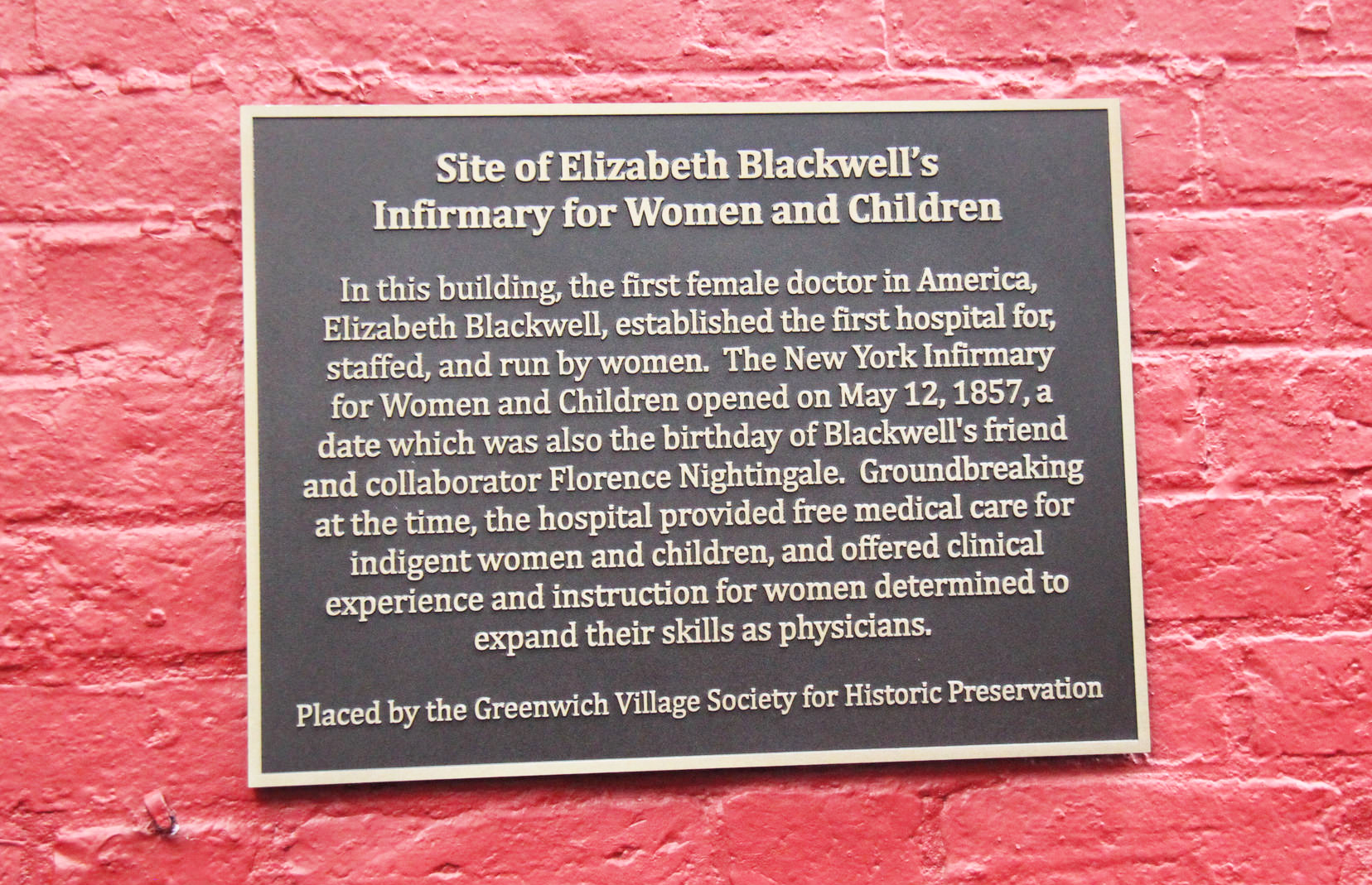 Elizabeth Blackwell In Our Neighborhood: The historic sites where ...