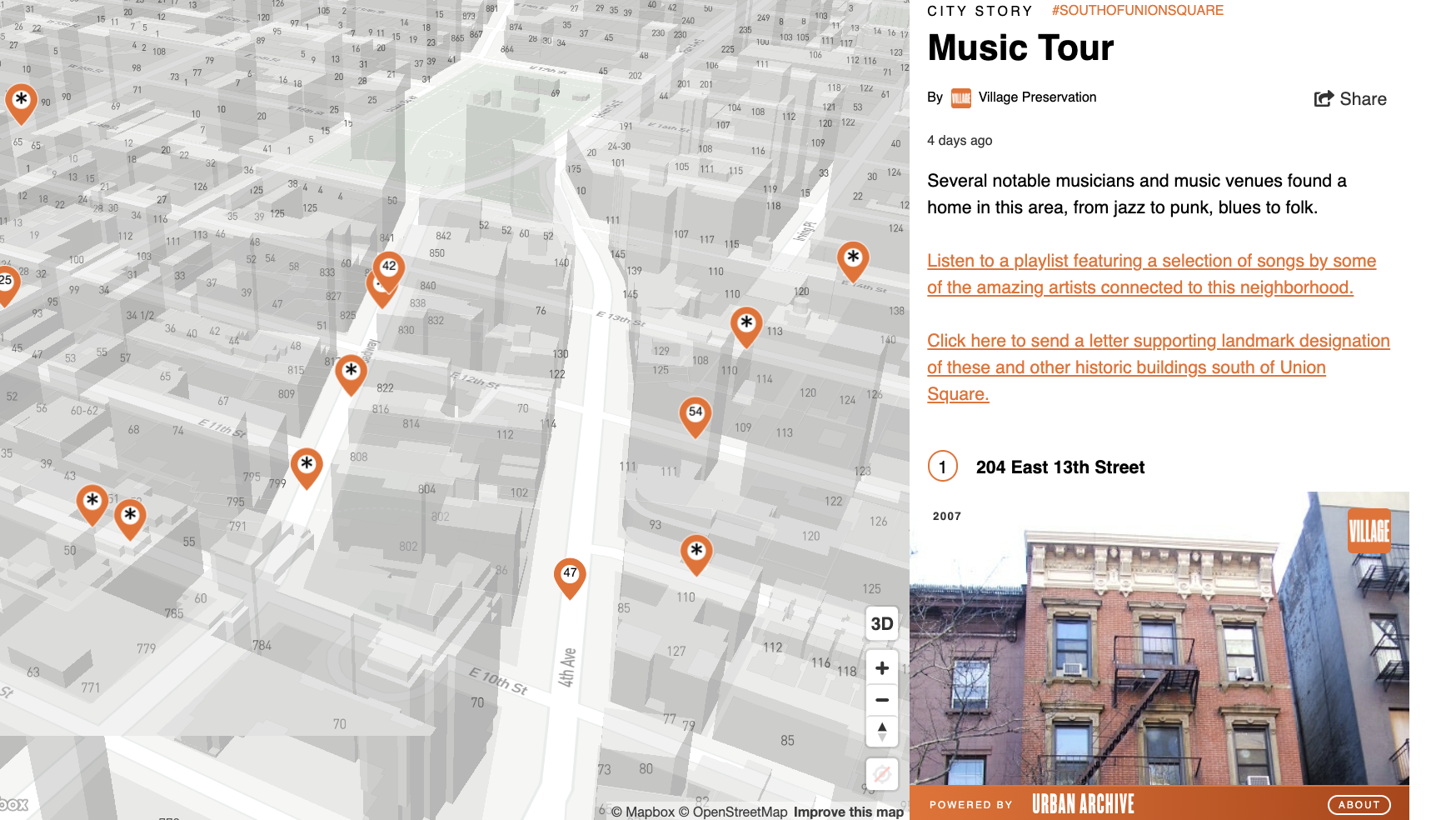 #SouthOfUnionSquare Tour — Musical Heritage and History - Village ...