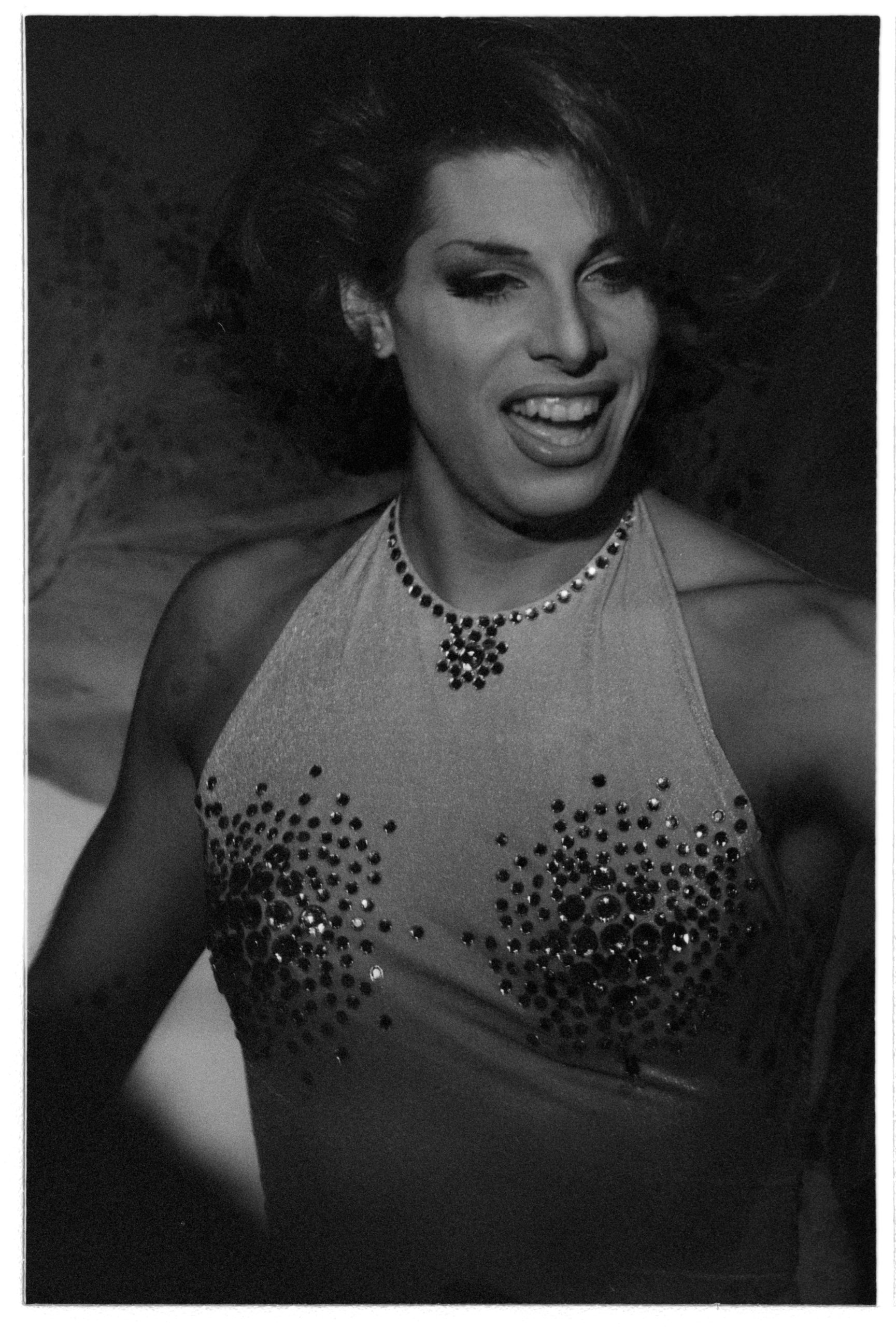 Candis Cayne, Big Bow Show at Boy Bar, 15 St. Marks Pl, June 2, 1994 ...