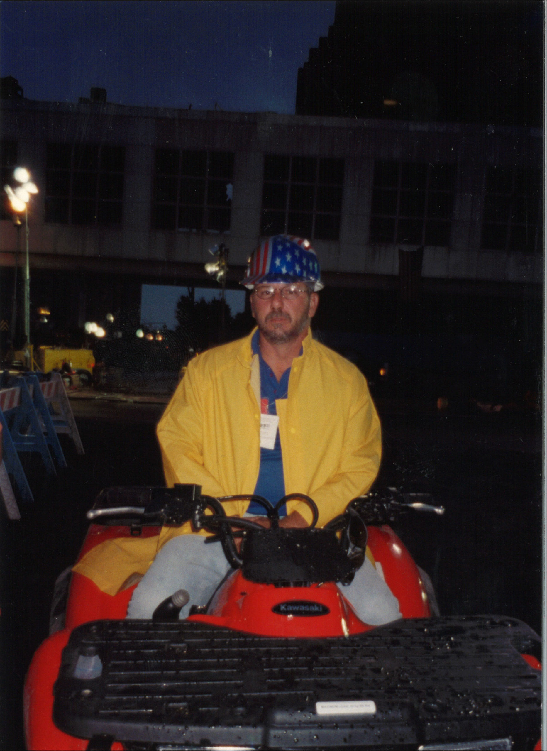 Night Time Work at Ground Zero, an Unknown Worker - Village Preservation