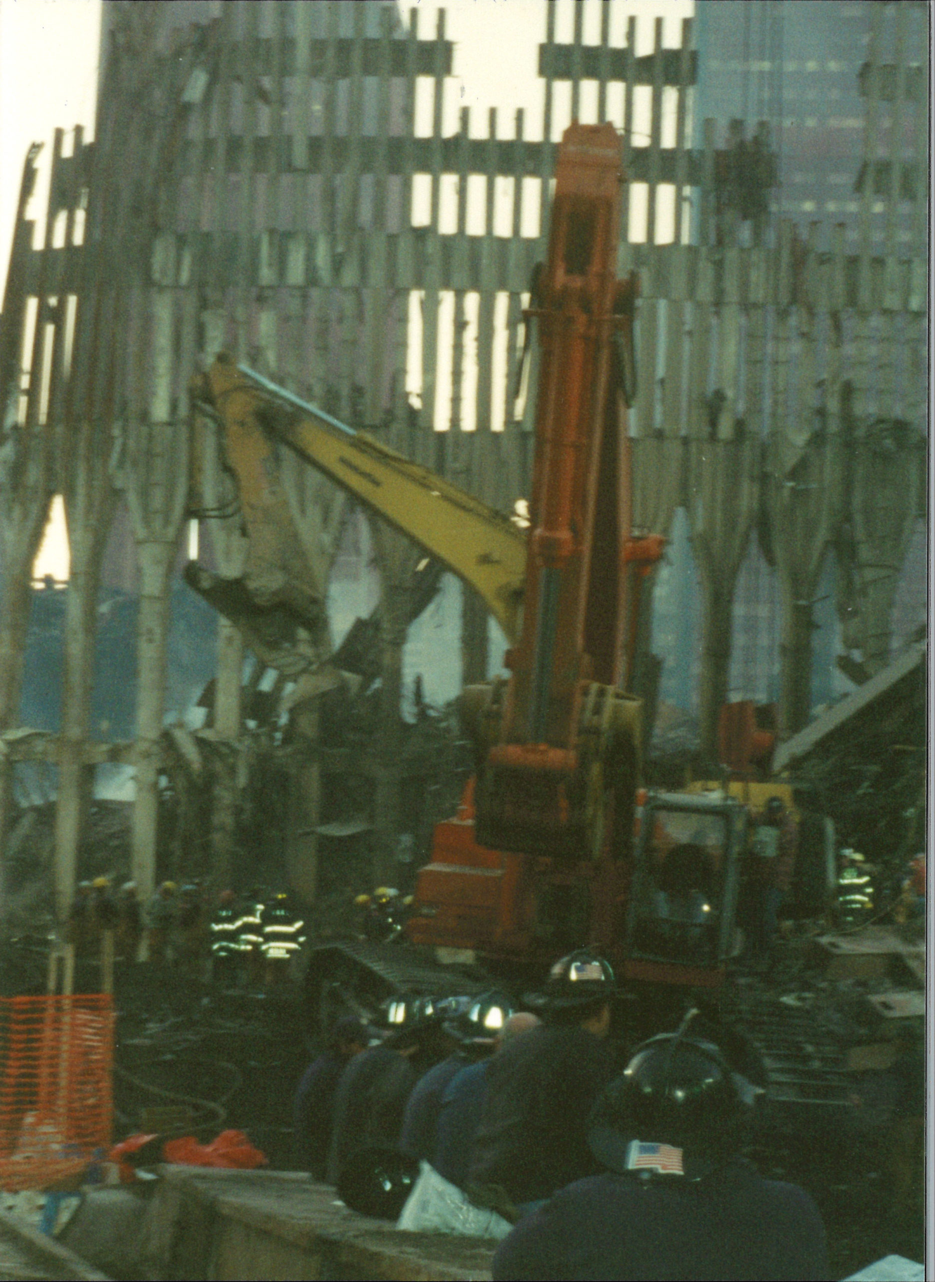 Workers and Diggers Removing Debris at Ground Zero - Village Preservation