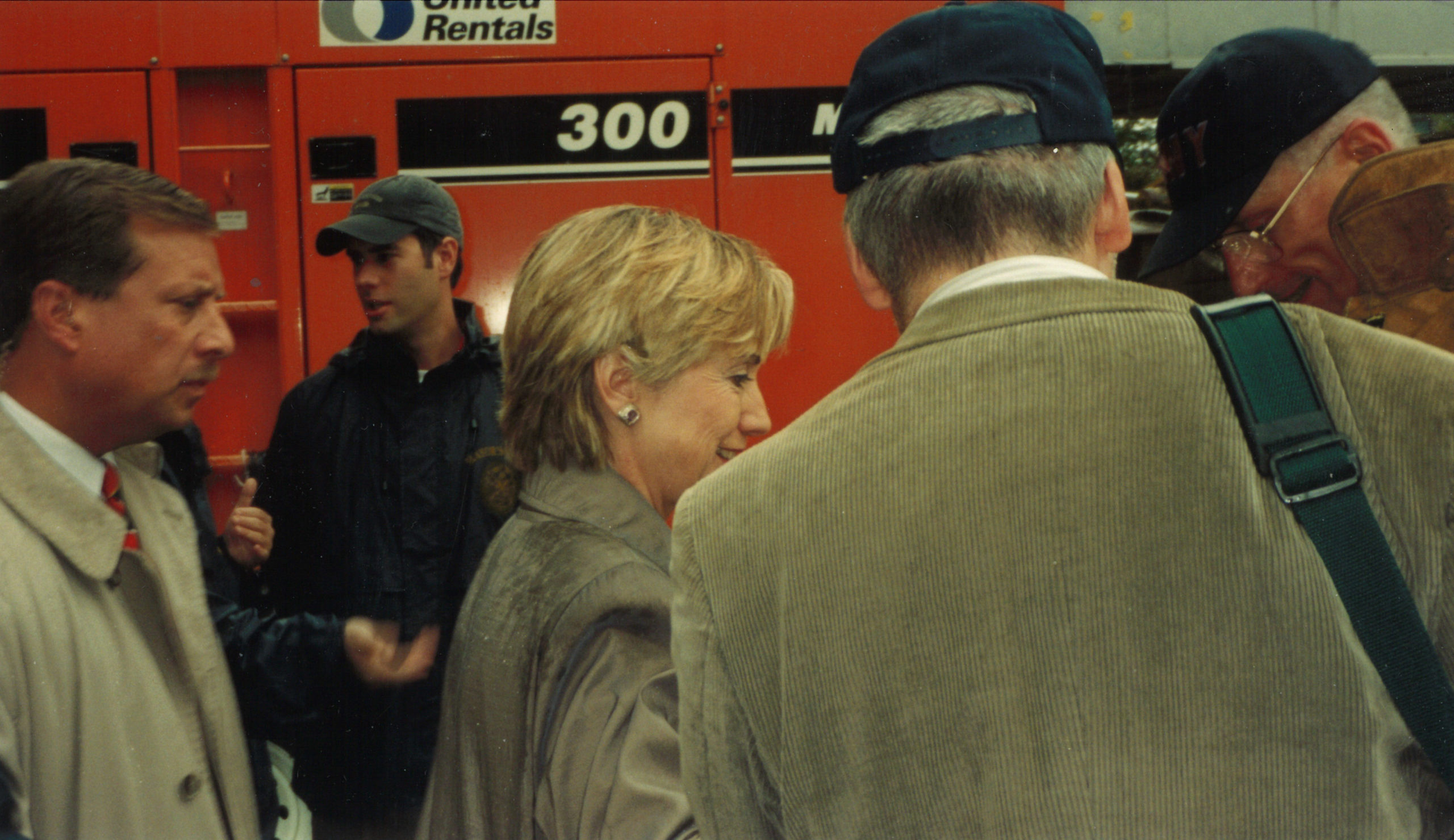 Hillary Clinton Talking to Unknown People at Ground Zero - Village ...