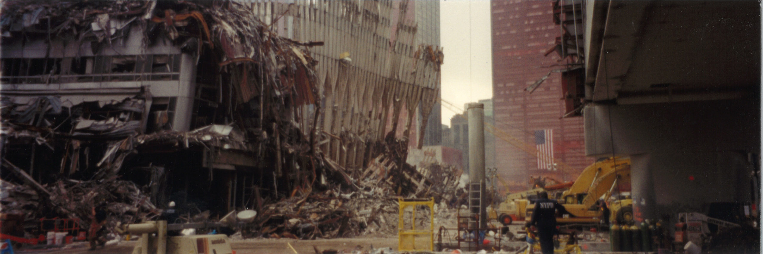 Debris Falling from the WTC taken from Pedestrian Overpass - Village ...