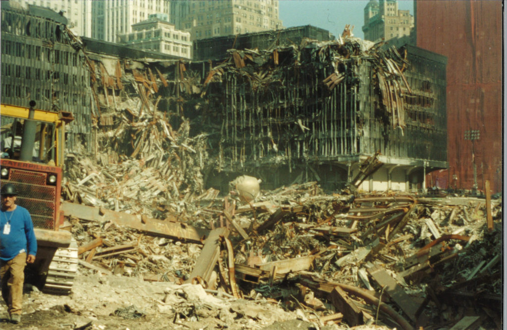 Destroyed WTC 5 with Debris and Rubble - Village Preservation