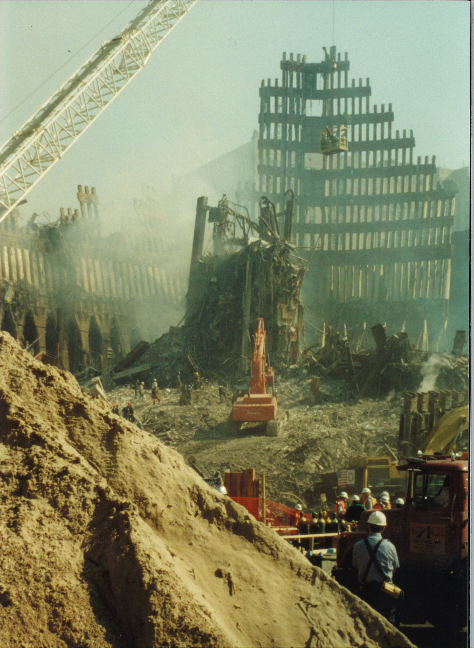 Excavated Ground surrounding WTC Exoskeleton - Village Preservation