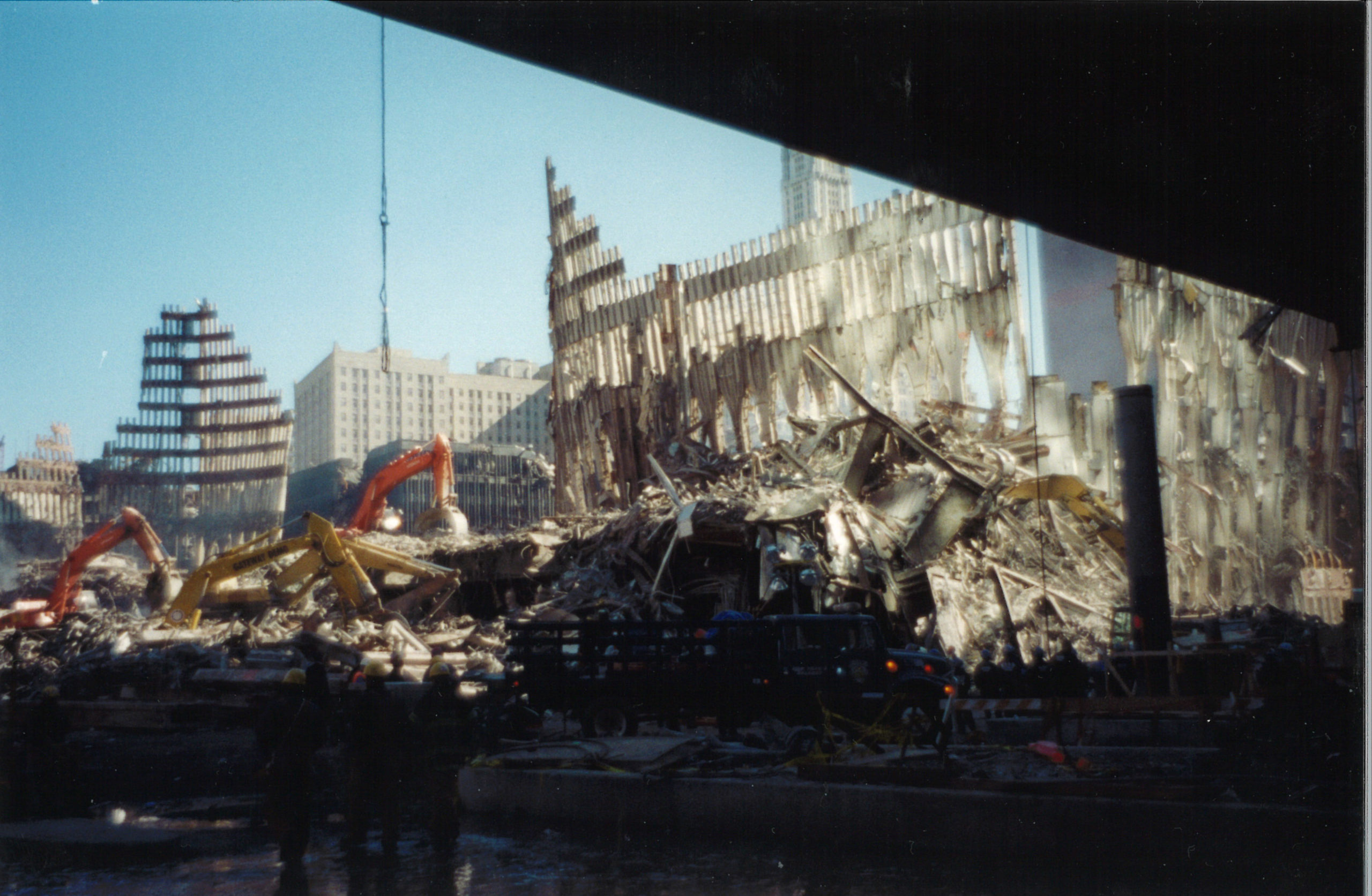 The Exoskeleton of WTC 1 and 2 in Debris - Village Preservation