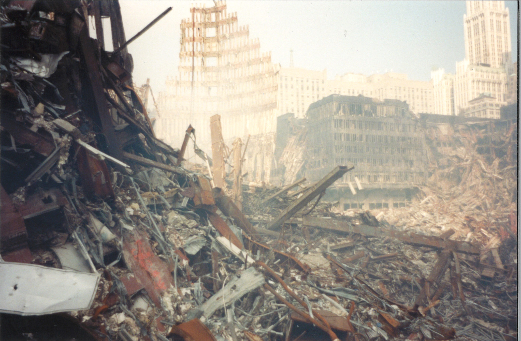 Rubble and Debris at Ground Zero (2) - Village Preservation