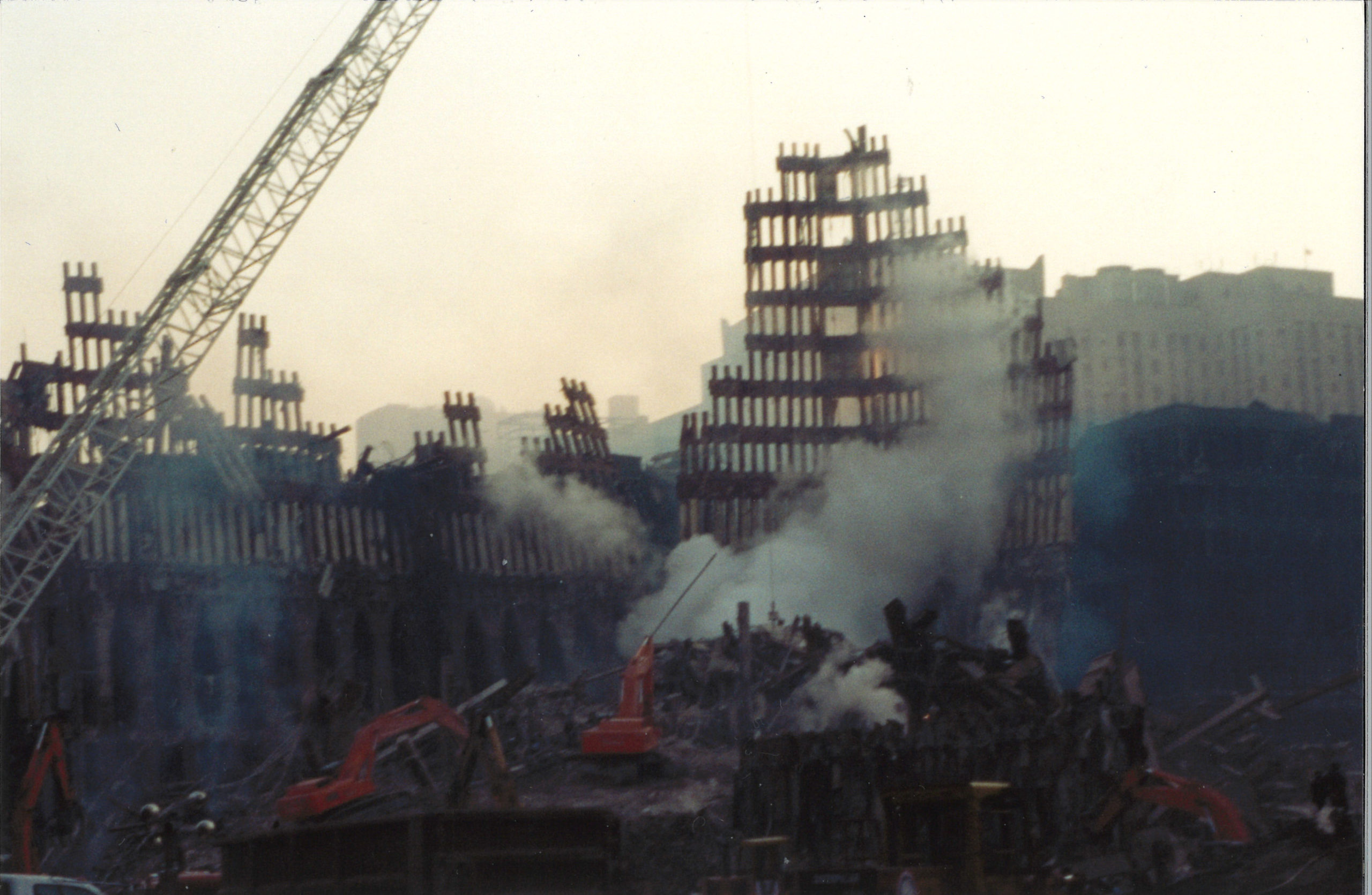 Unstable Exoskeleton and Smoke at Ground Zero - Village Preservation