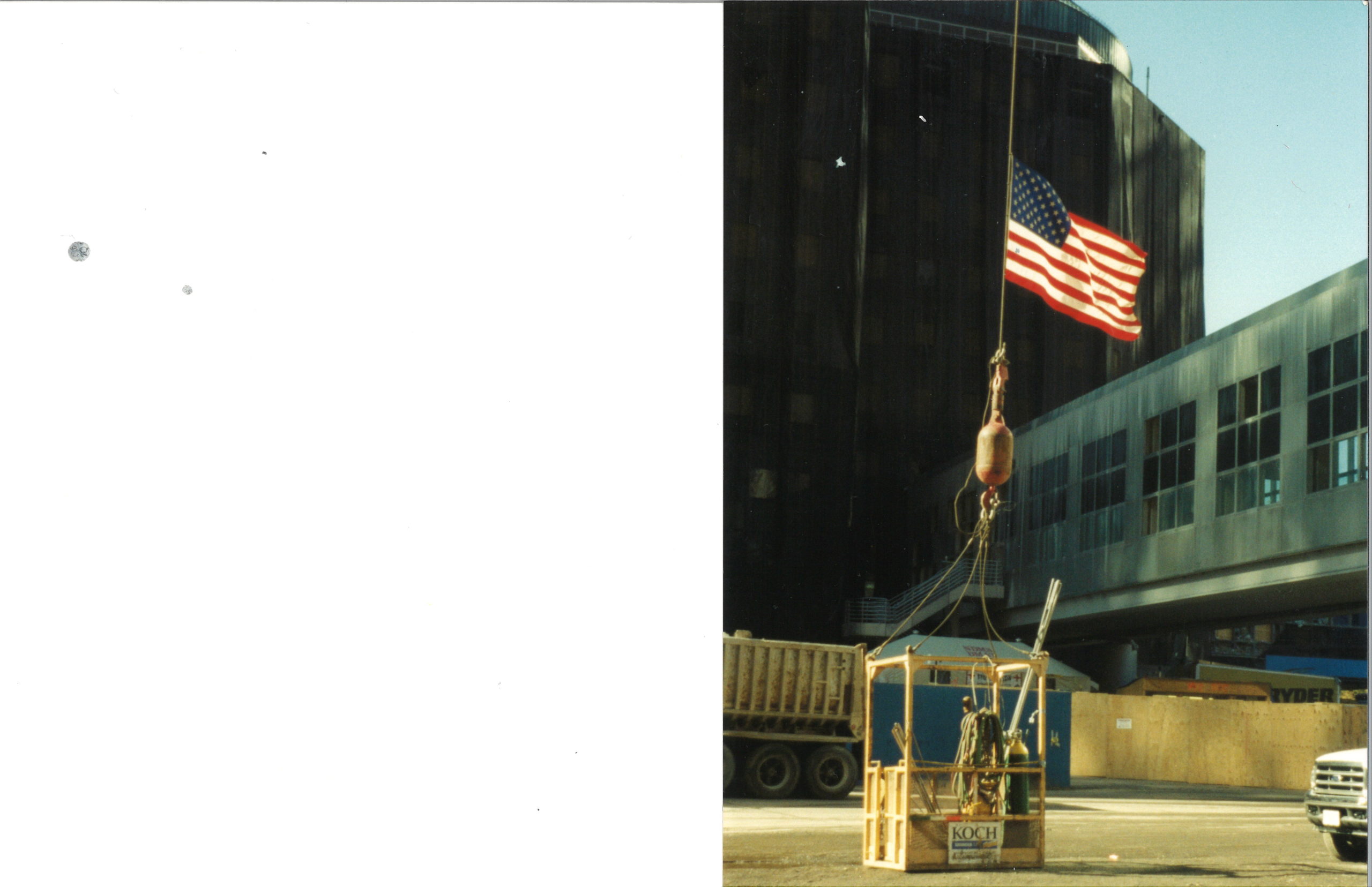 Worker Bucket with American Flag - Village Preservation
