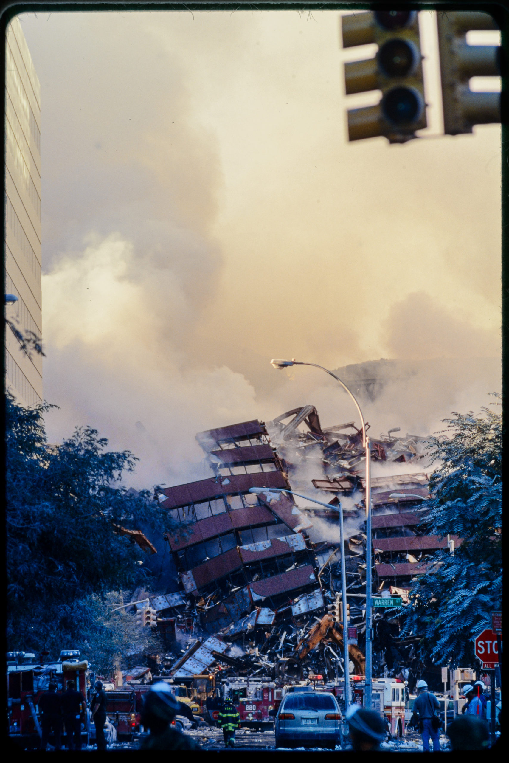 The Wreckage of 7 WTC Below Warren Street - Village Preservation