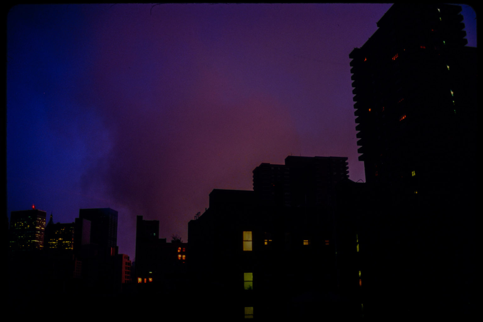 Night Sky with Smoke on the Evening of 9/11 - Village Preservation