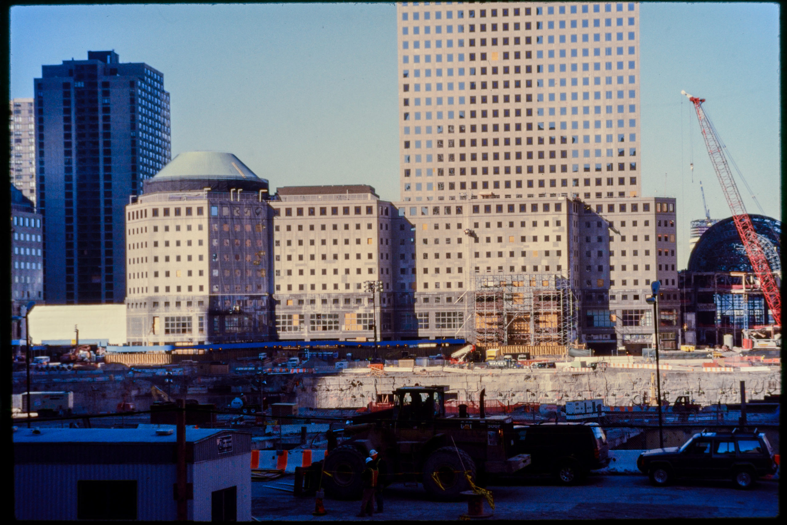 Ground Zero Looking West towards 200 Vesey Street Post Cleanup ...