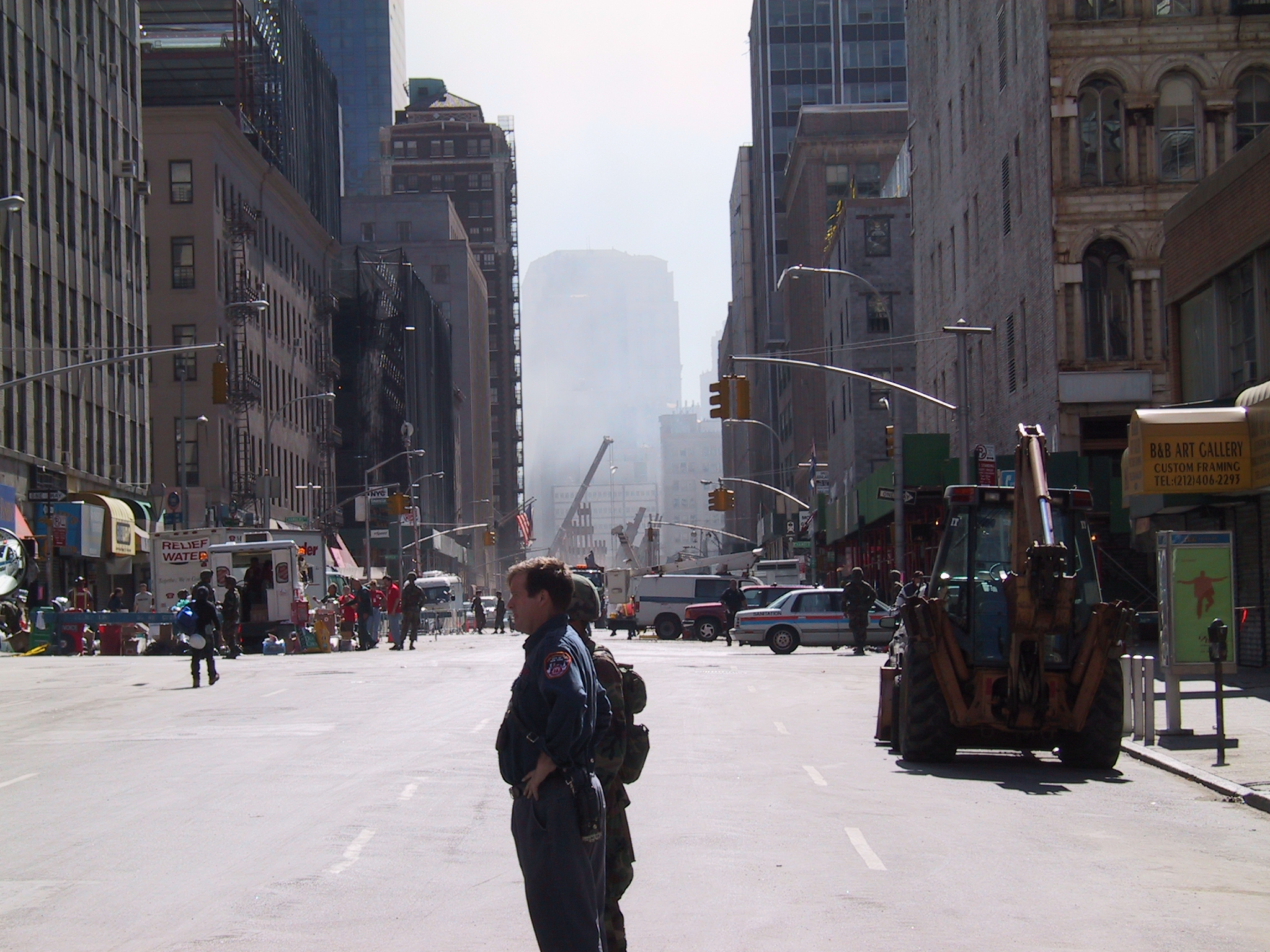 Looking South Toward WTC from Church and Duane Streets - Village ...