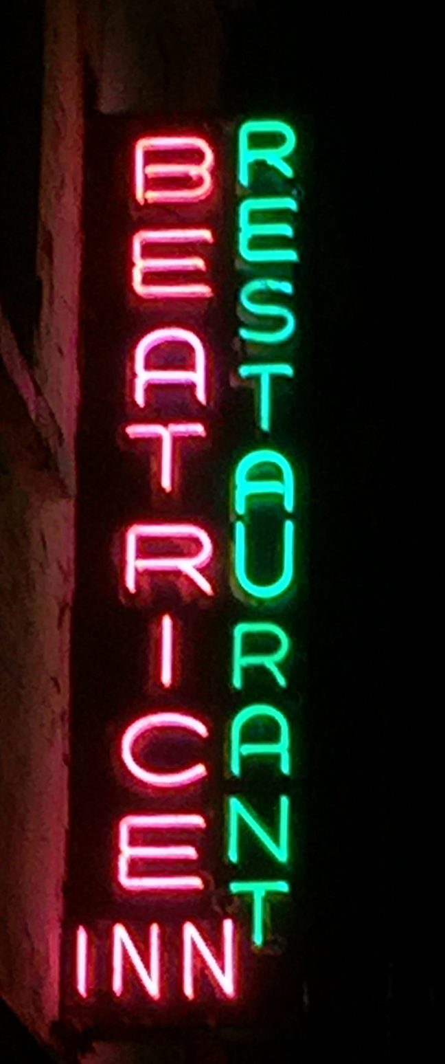 Beatrice Inn Restaurant Neon Sign, 285 West 12th Street, August 13 ...