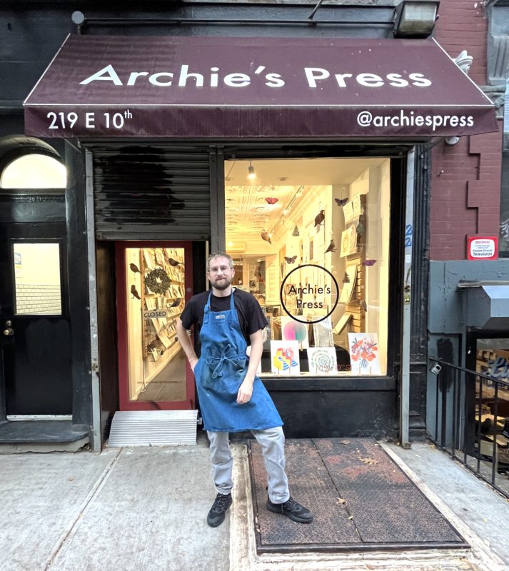 Welcome to the Neighborhood: Archie’s Press, 219 East 10th Street ...