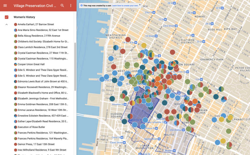 Women’s History and Our Civil Rights Map - Village Preservation