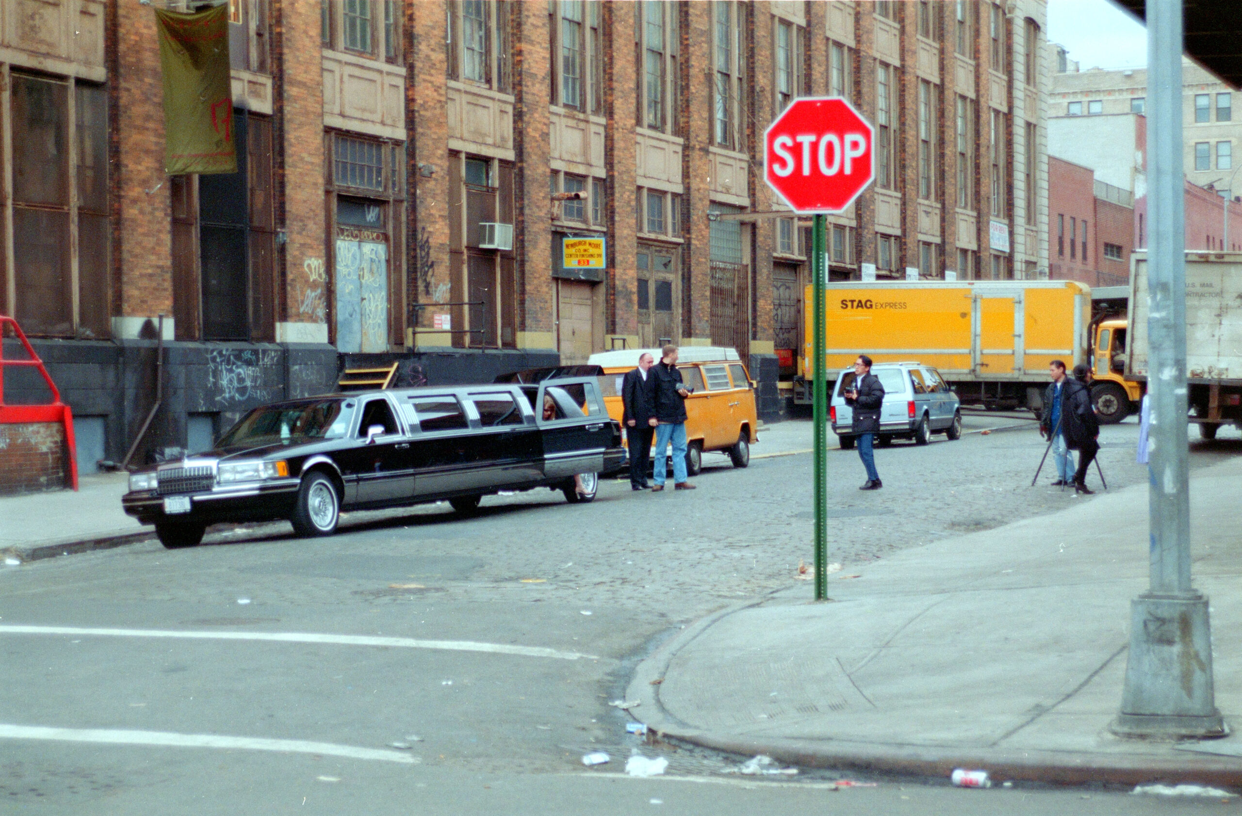 Looking east on Little West 12th Street from Washington St. with ...