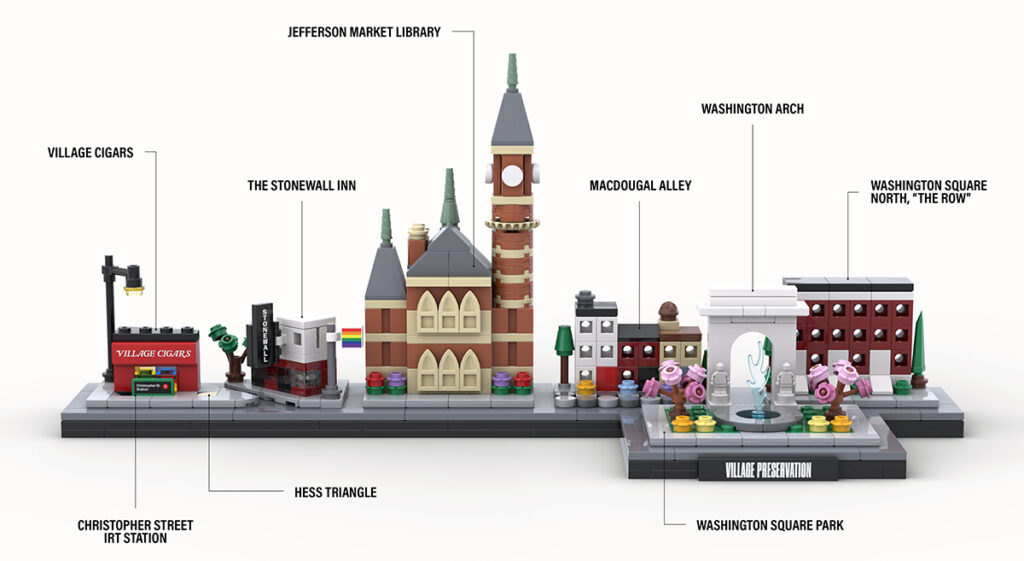Pre-Order Your Greenwich Village Building Set Made with Genuine LEGOs ...