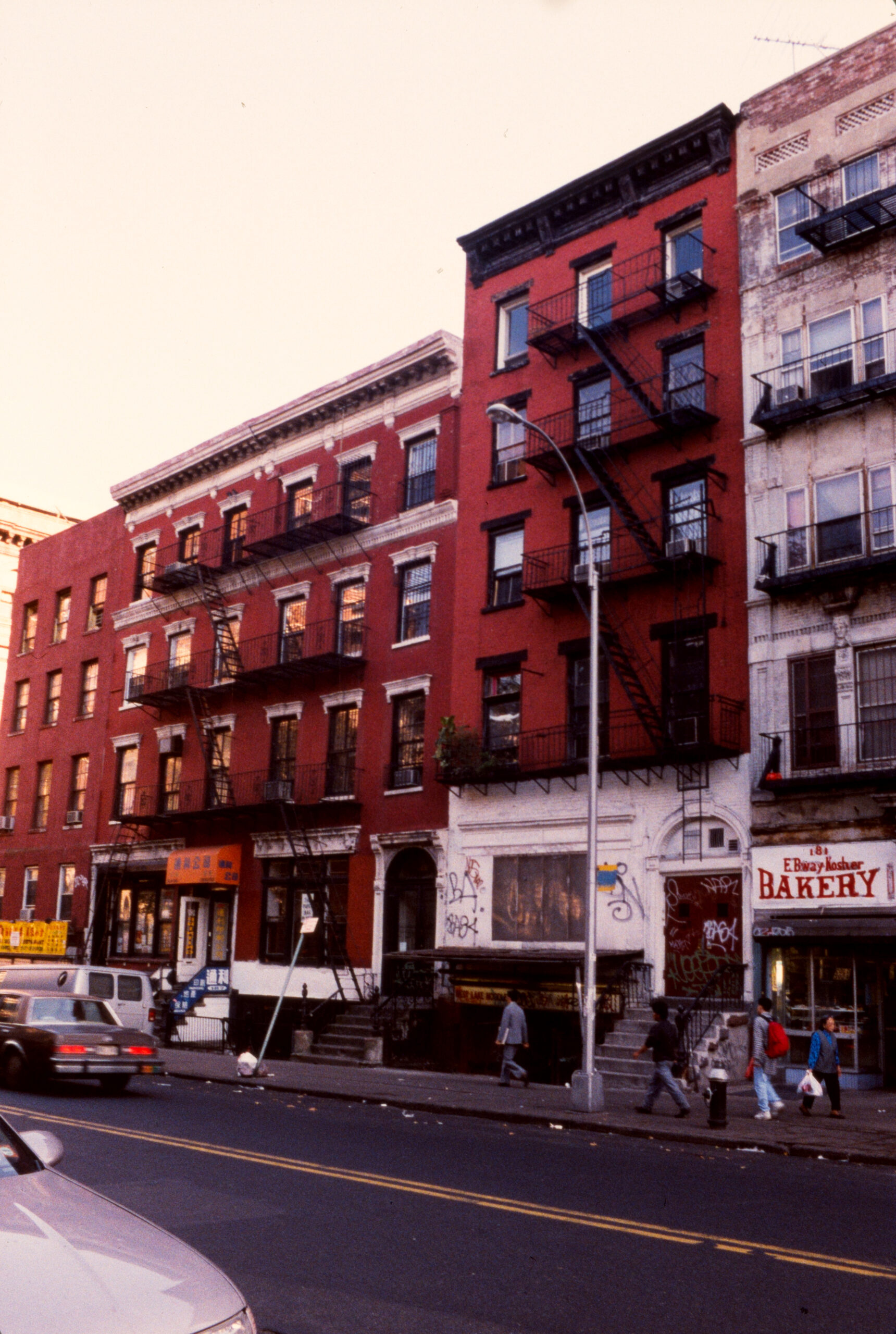 189, 187, 185 and 183 East Broadway (l. to r.), 3 - Village Preservation