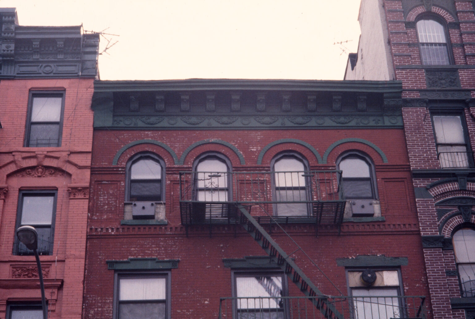 97 East Broadway, Lintels and Cornice - Village Preservation