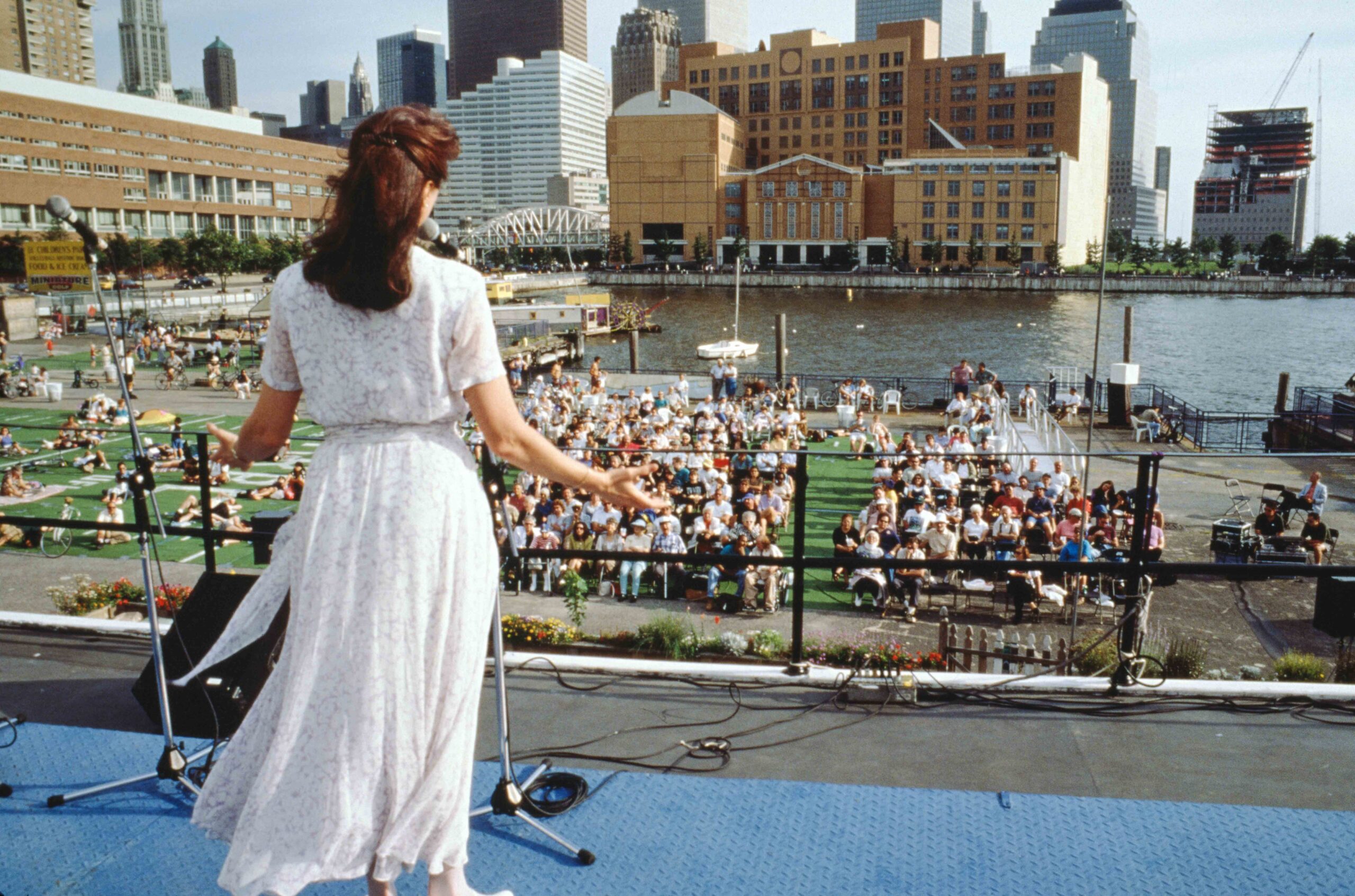 Opera on interim Pier 25 in Tribeca, 1997 - Village Preservation