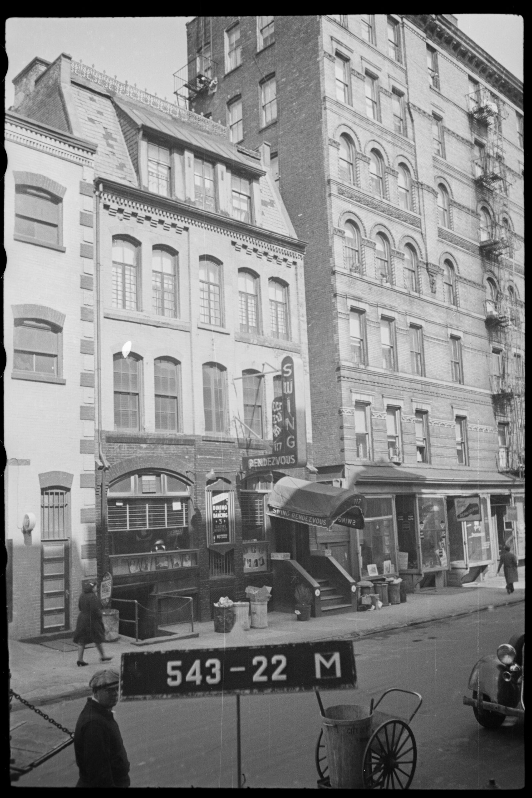115, 117 and 119 MacDougal Street (l. to r.), 1940s Tax Photo - Village ...