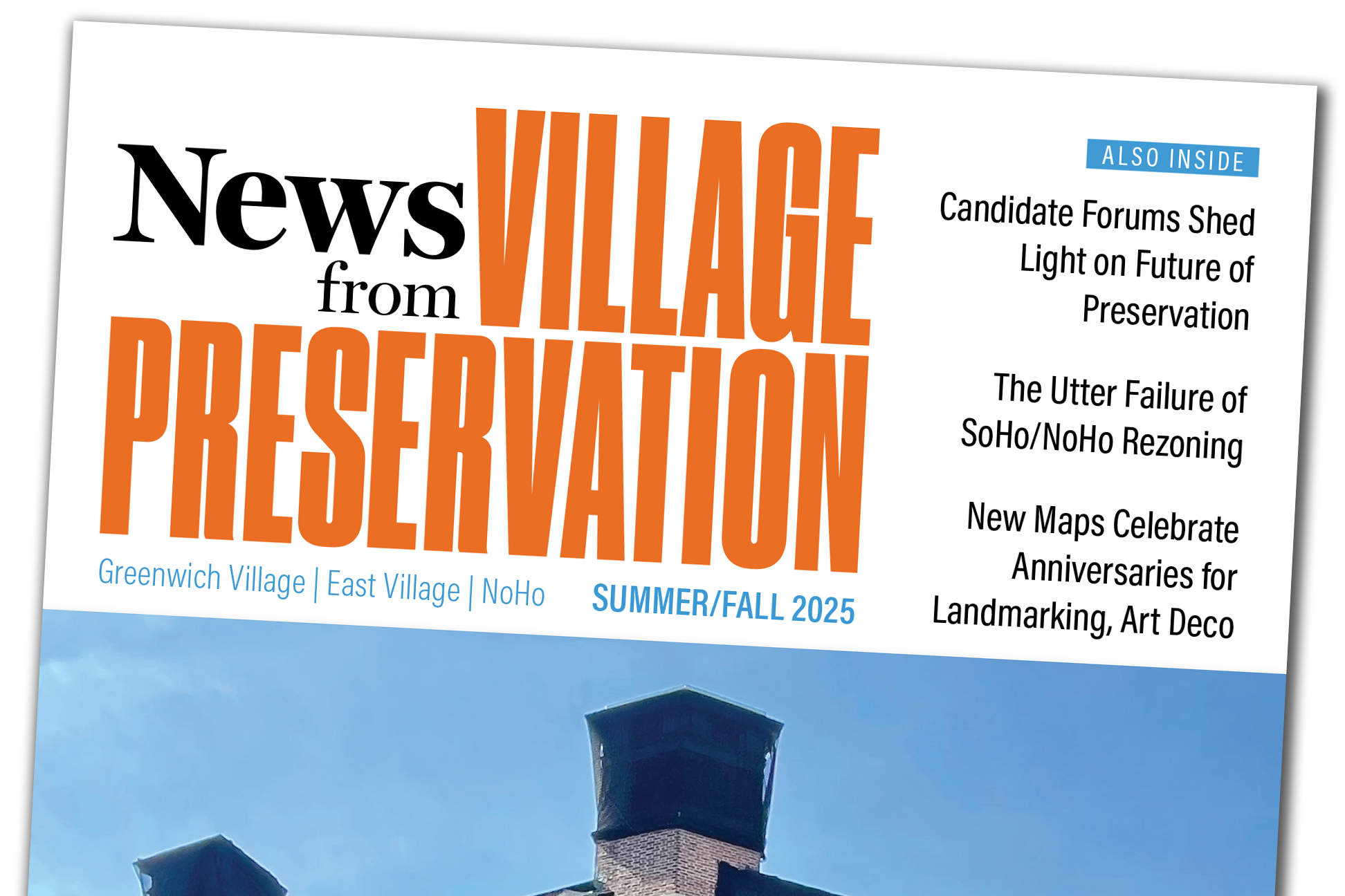 Summer Newsletter Available - Village Preservation