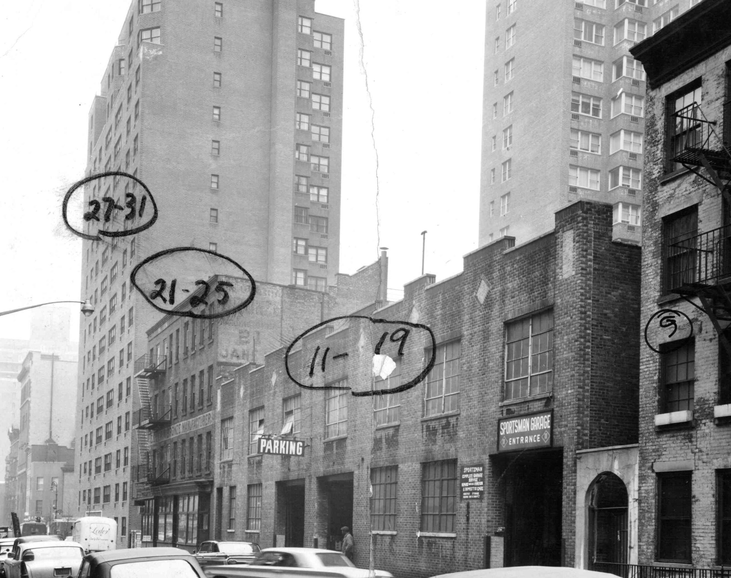 27-31, 21-25, 11-19 and 9 Jane Street, 1967 Landmarks Designation Photo ...
