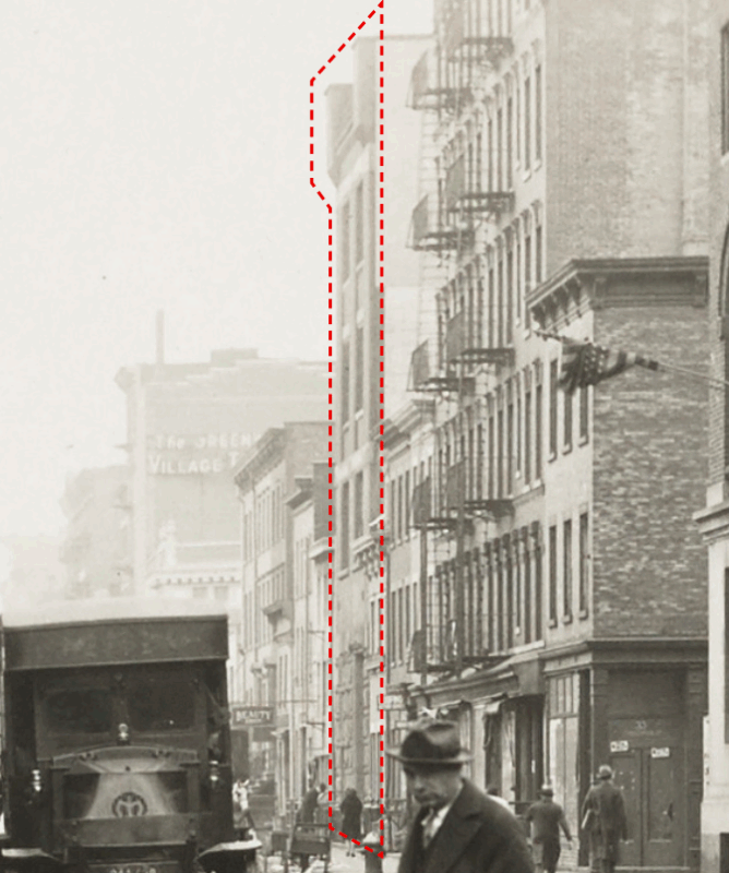 Christopher Street between Seventh Avenue South and Waverly Place, 1926 ...