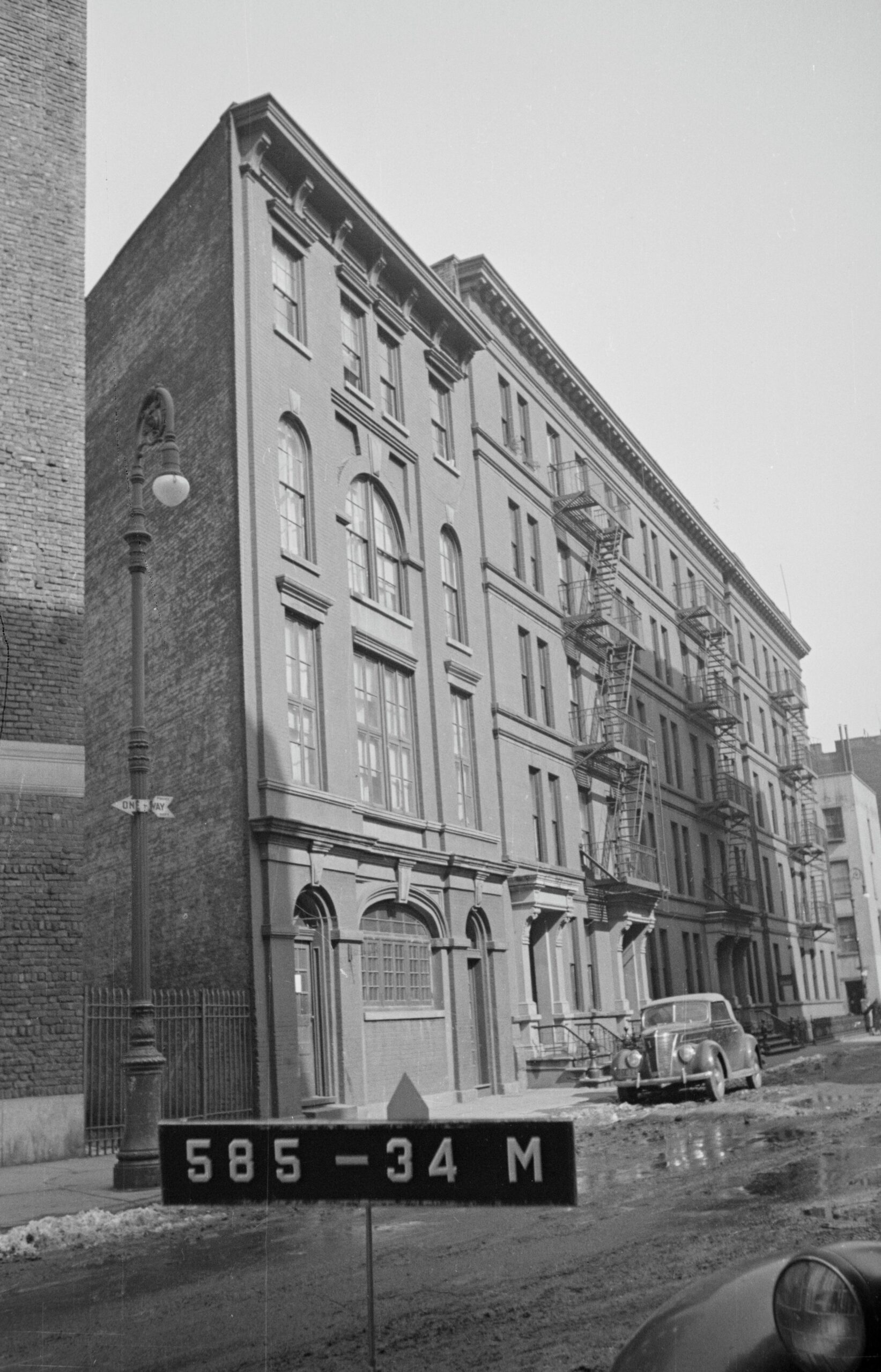 70, 68, 66, and 64 Barrow Street, (l. to r.), 1940s Tax Photo - Village ...