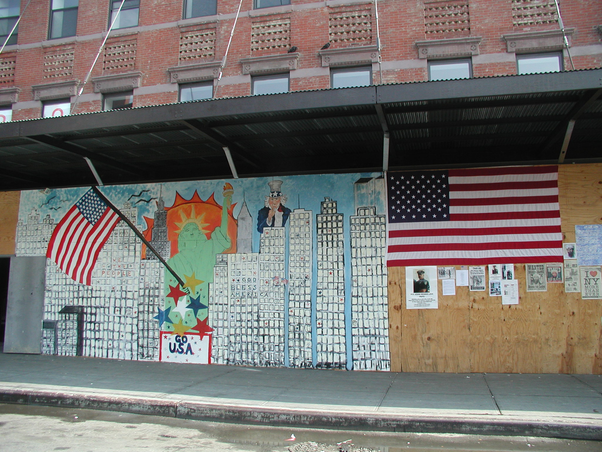 September 11th mural, 875 Washington Street at 13th Street - Village ...
