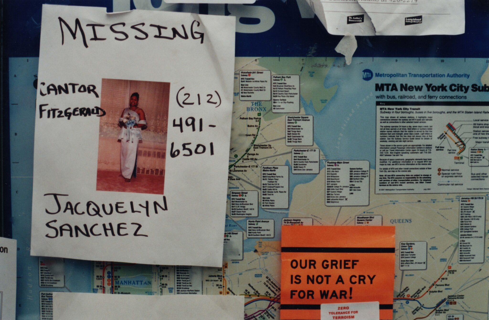 Union Square, plea for assistance in locating Cantor Fitzgerald ...