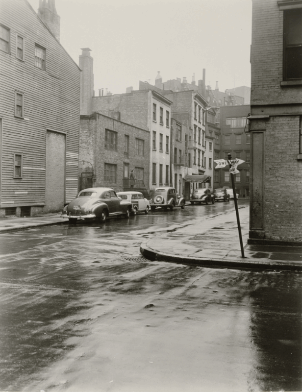 Commerce Street, 1938 Bernice Abbott photo courtesy of the MoMA ...